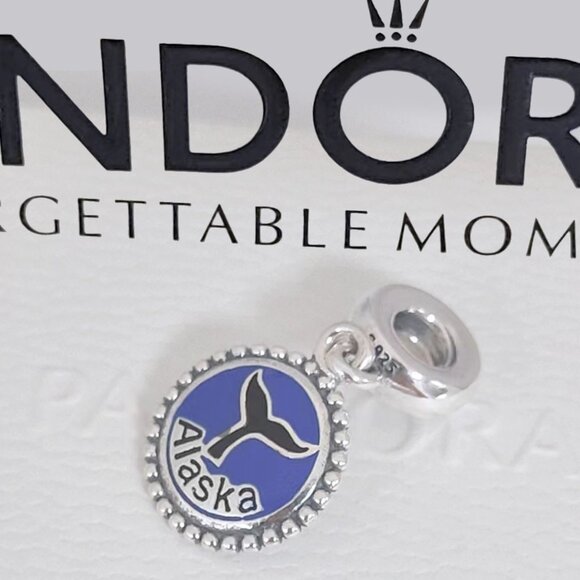 Pandora | Jewelry | Pandora Alaska Engraved Whale Tail Dangling ...